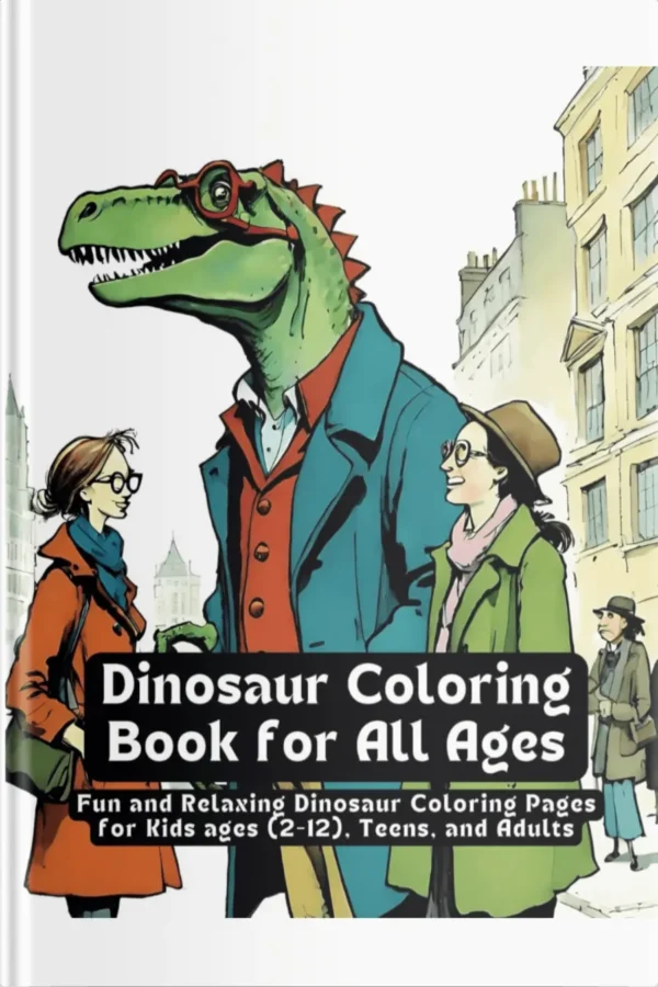 Dinosaur Coloring Book for Kids Ages 5–9 | Fun & Educational PDF