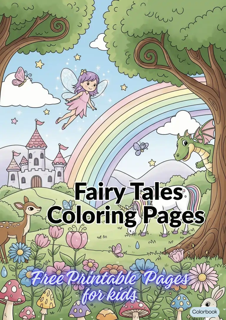 Fairy Coloring Pages Free – Magical Printable Sheets for Kids