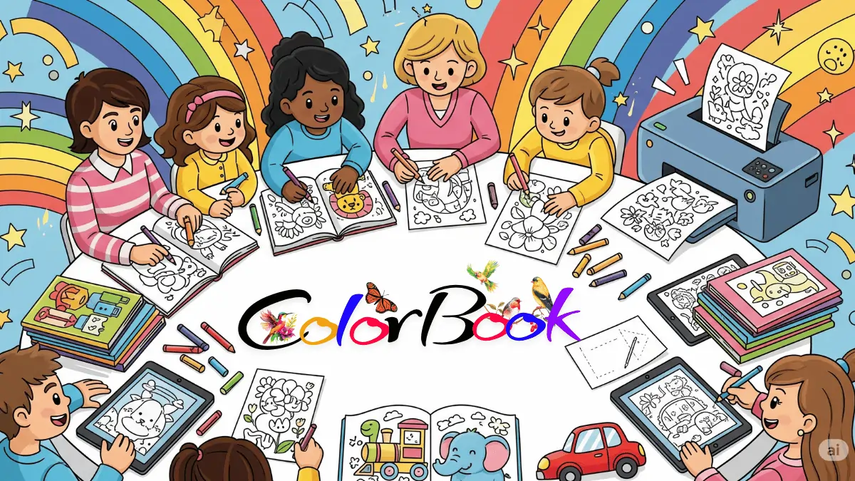 Coloring Pages for Kids & Adults | Free Printable PDFs